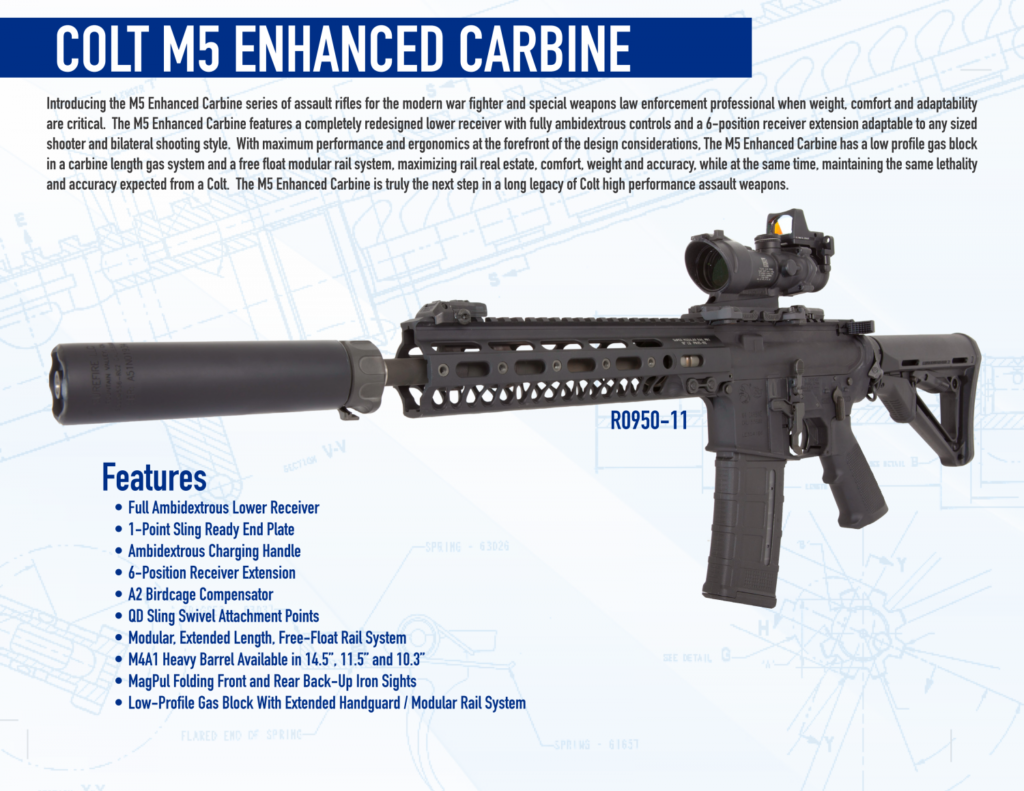 Colt's New M5 Enhanced Carbine Introduced - The Firearm Rack
